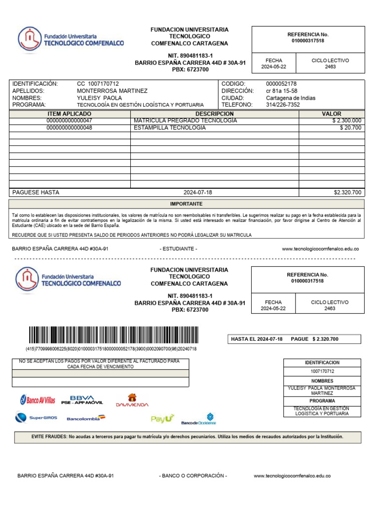 LC - Orden - Pag 2024 | PDF