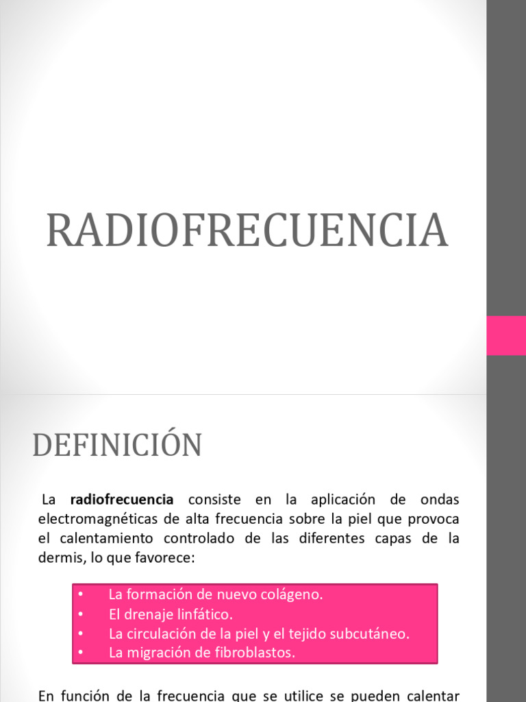 RADIOFRECUENCIA | PDF
