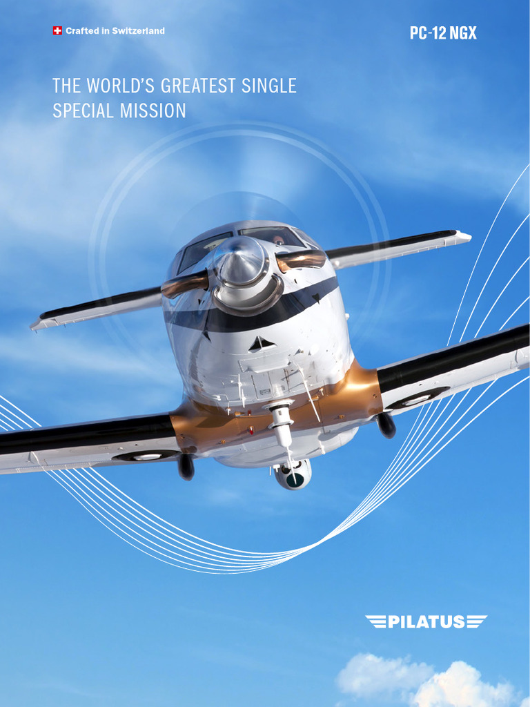 Pilatus Aircraft LTD PC 12NGX Spectre Brochure | PDF