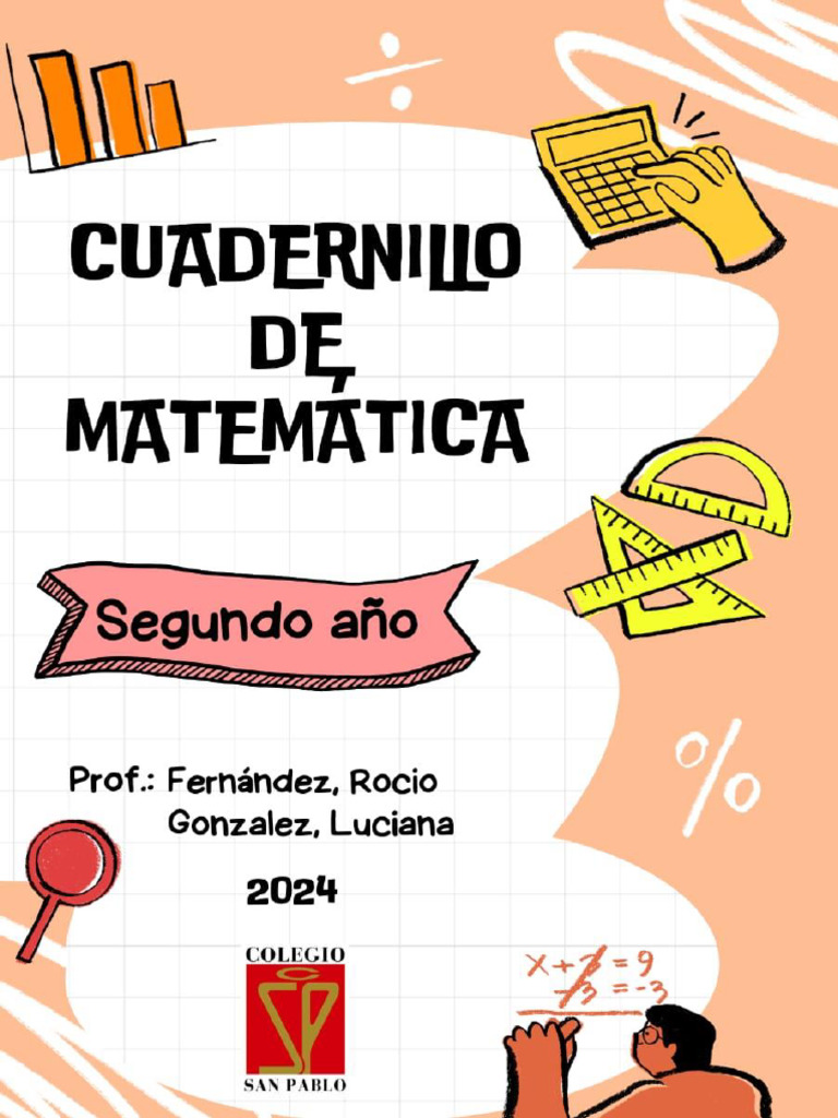 Cuadernillo Matematica 2024 2°año | PDF