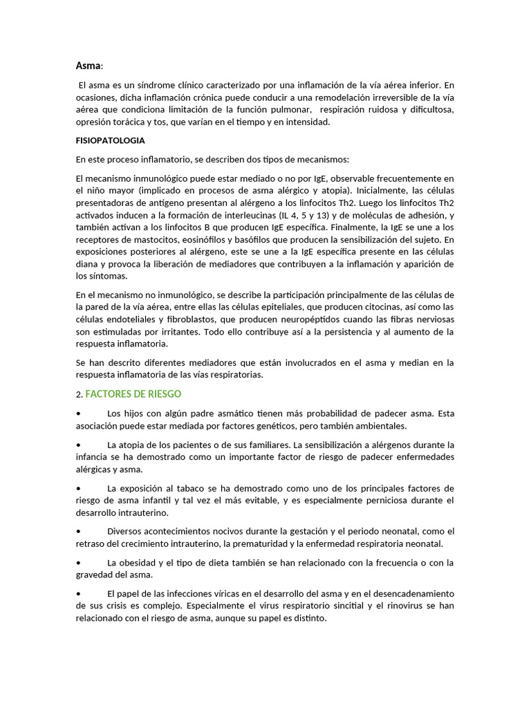 Asma 1 | PDF