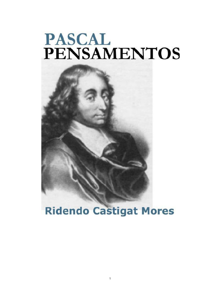 Blaise Pascal - Pensamentos | PDF