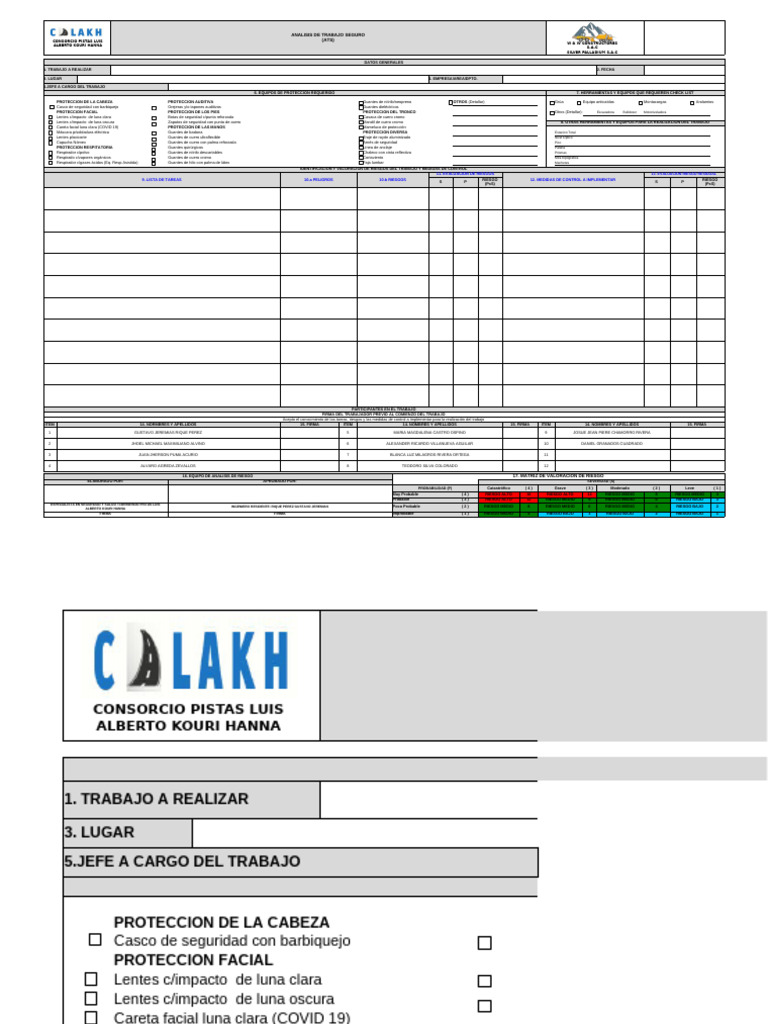 Analisis de Trabajo Seguro (ATS) | PDF
