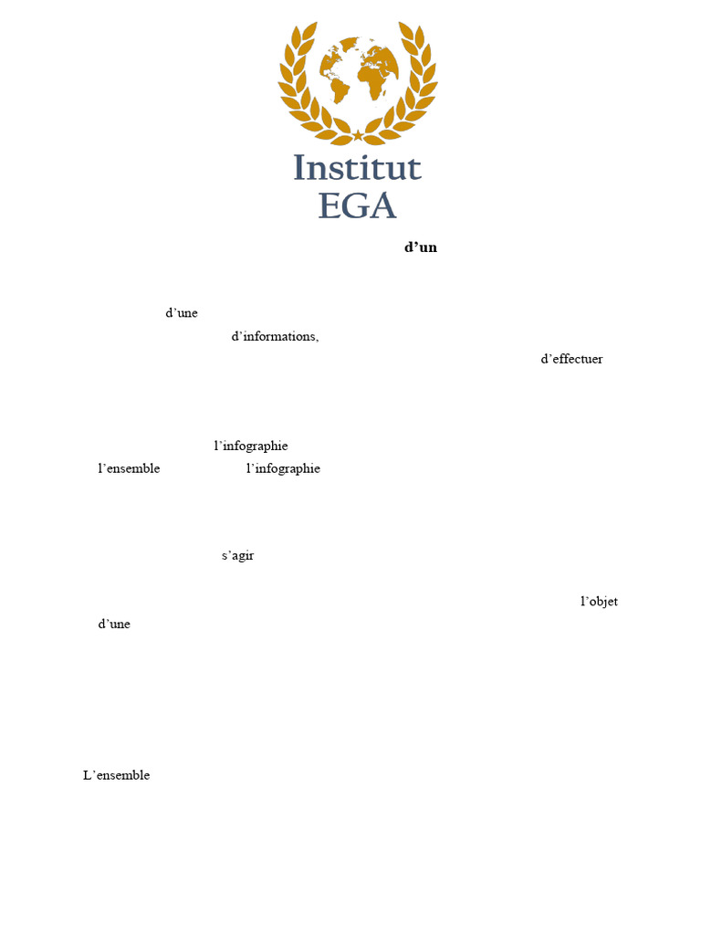 Institut-EGA Méthodologie Infographie | PDF