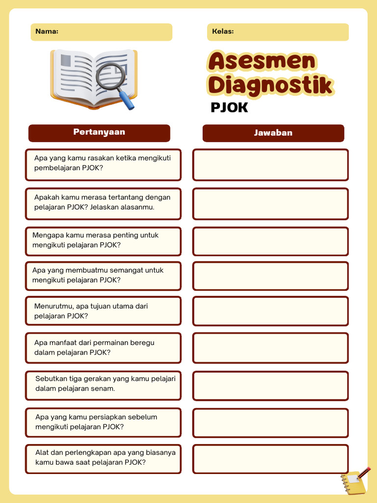 Asesmen Diagnostik Non Kognitif Fase C | PDF