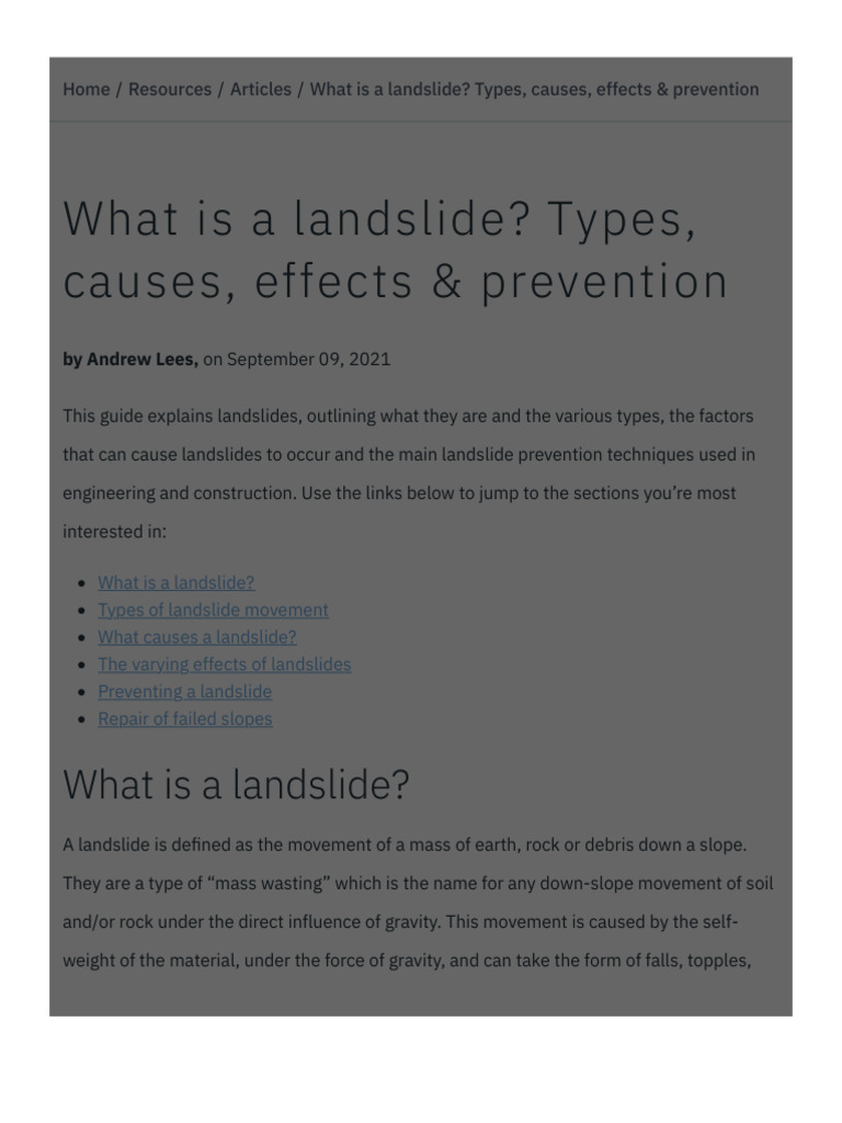 Ay Landslide 4 | PDF