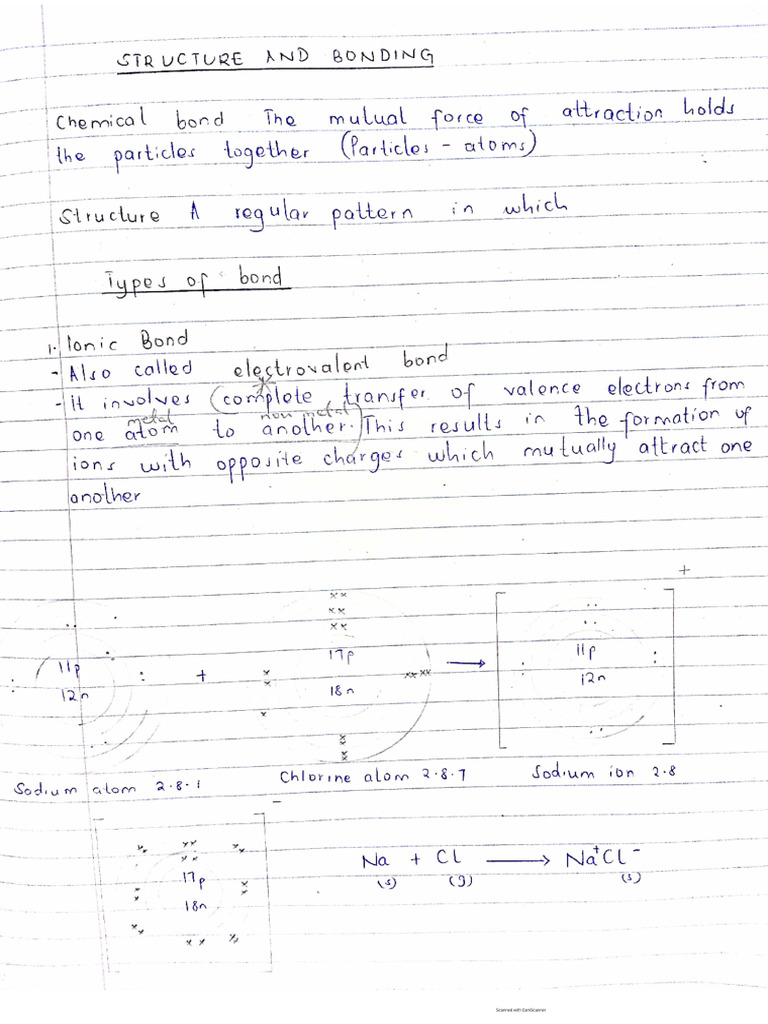 Chemistry Form 2 and 3 Notes | PDF