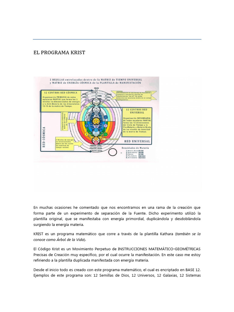 El Programa Krist | PDF