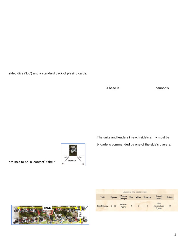 Large Format Valour and Fortitude Rules v2.3 | PDF | Infantry | Artillery