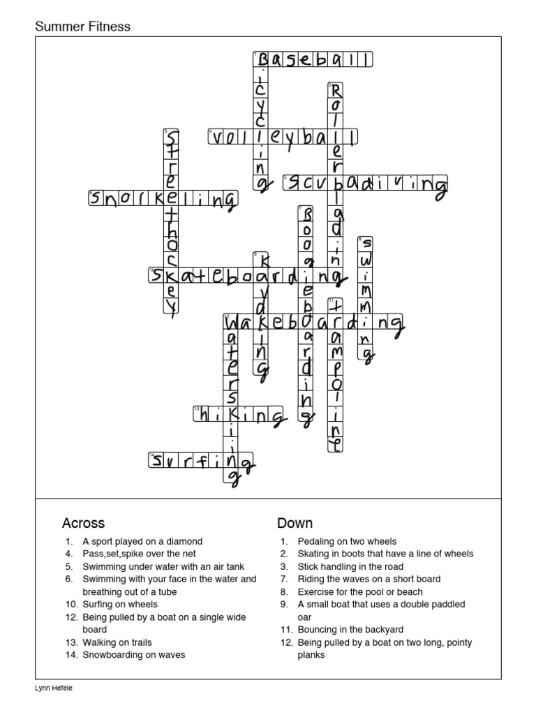 Summerfitness | PDF | Water Sports | Individual Sports