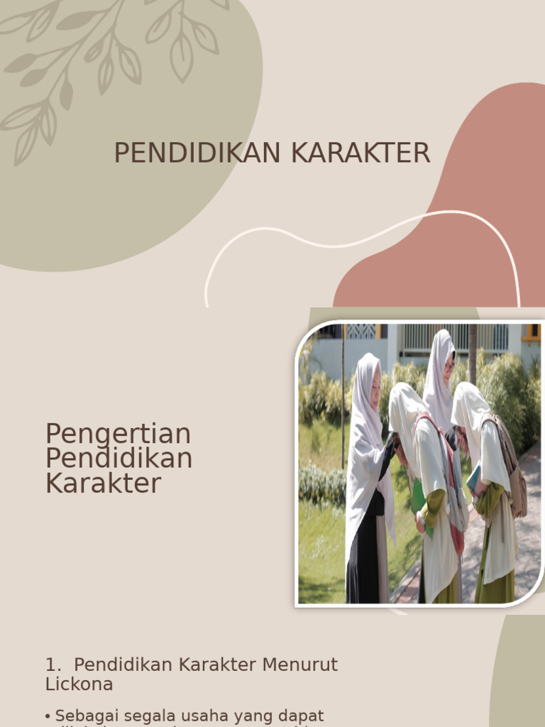 Pendidikan Karakter | PDF