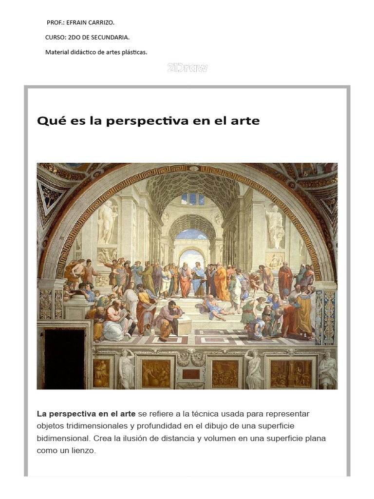 Historia de la perspectiva material didáctico[ 2do sec.] | PDF