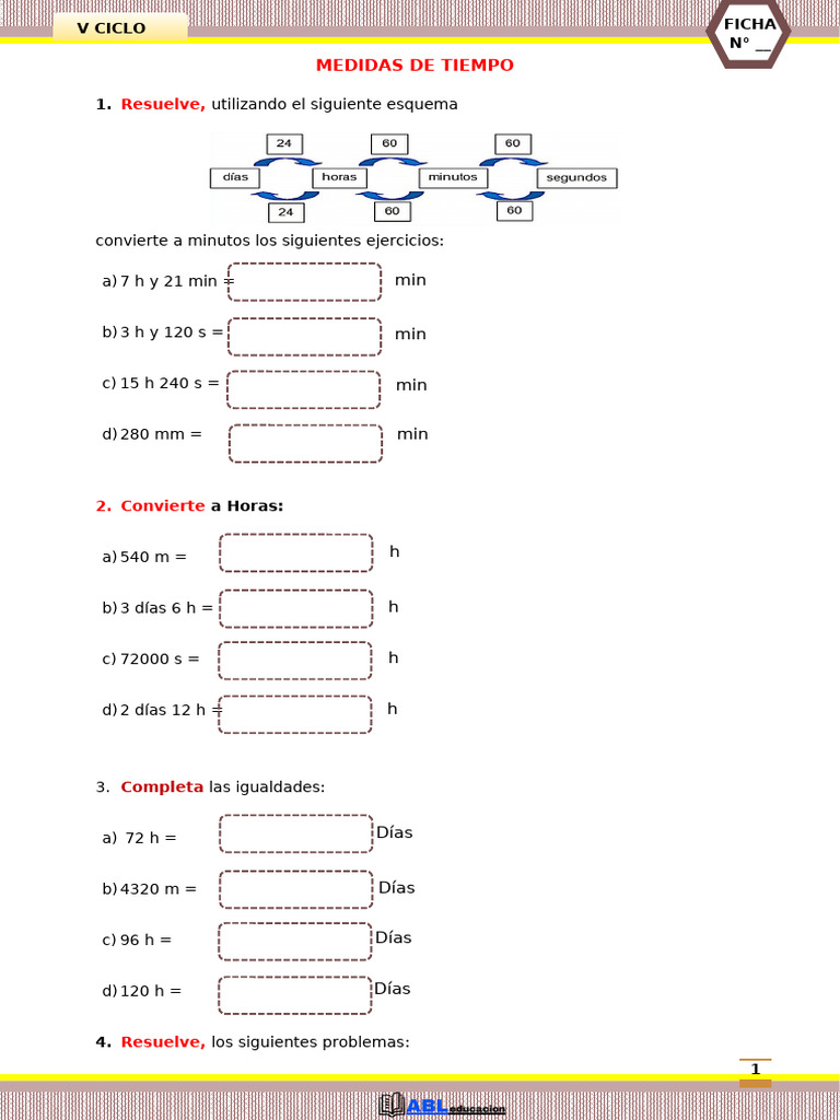 Dia 2 - Ficha de Actividad Mat | PDF