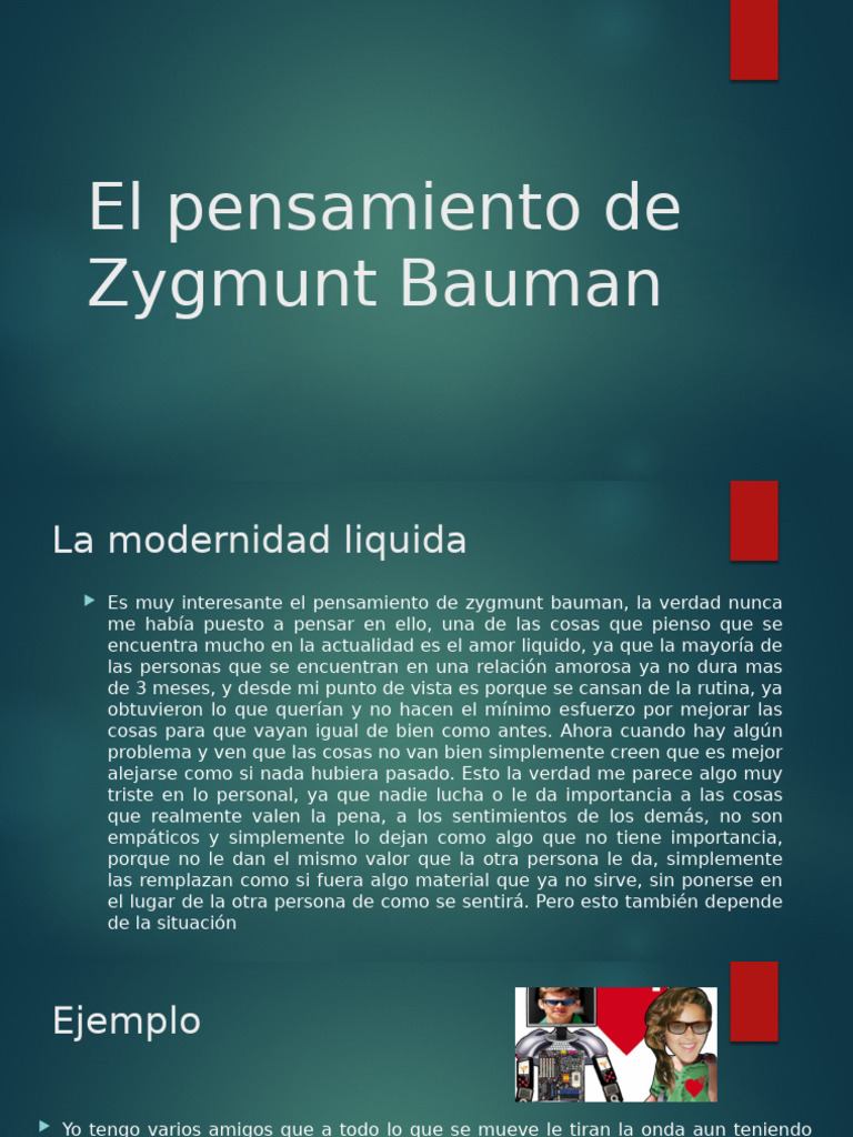 El Pensamiento de Zygmunt Bauman | PDF