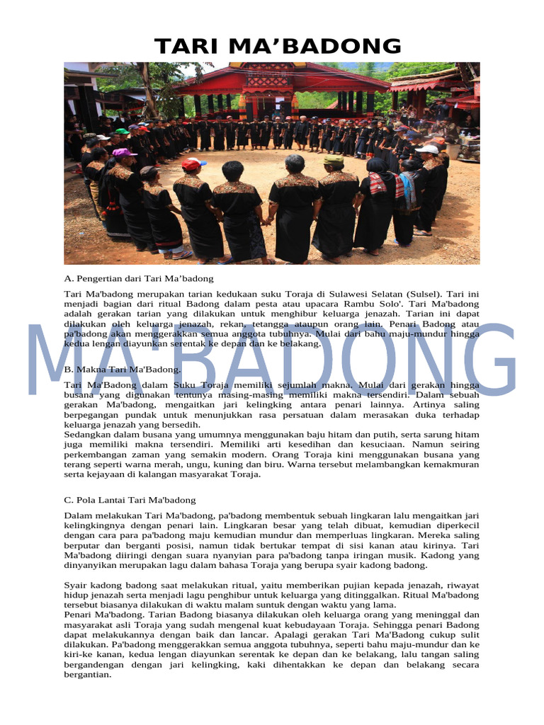 Tari Ma | PDF