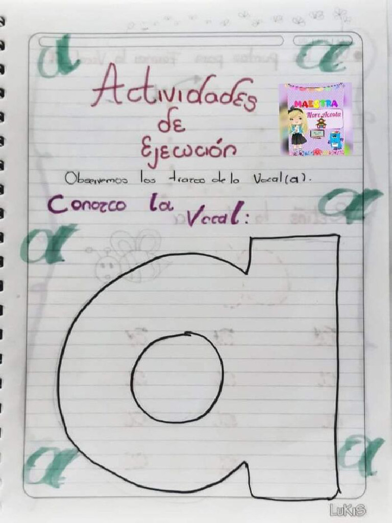 Cuaderno Guia de Vocales | PDF