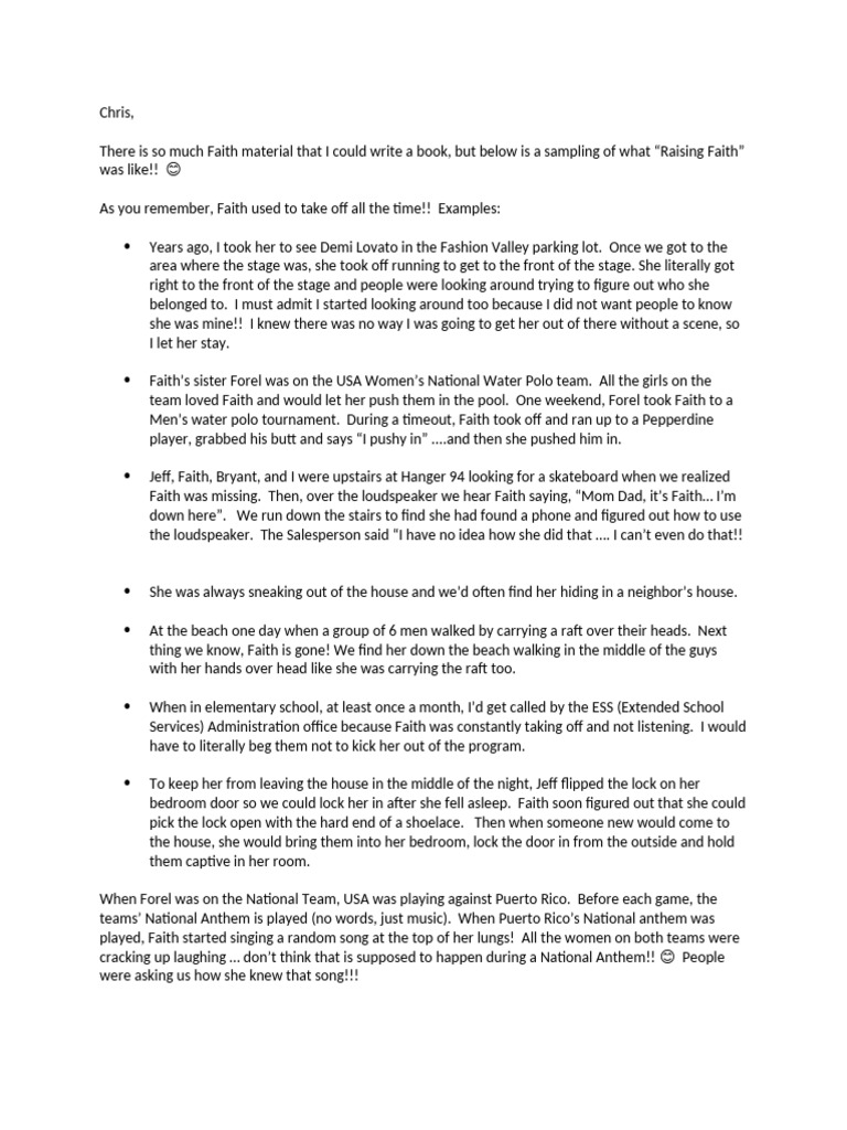 Faith Stories | PDF