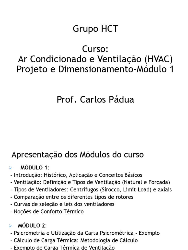 HVAC Projeto-01 | PDF