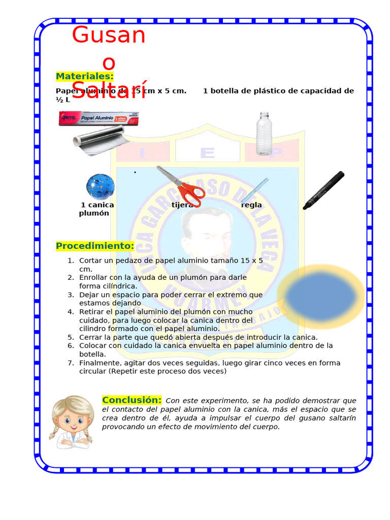 Gusano Saltarín | PDF