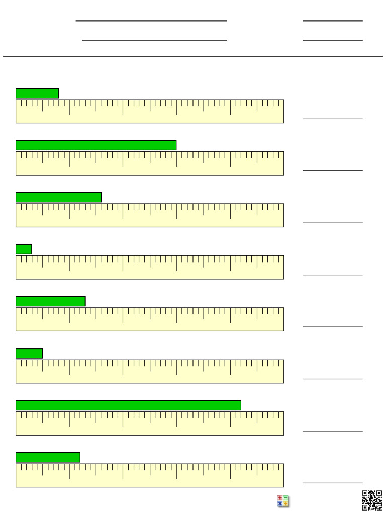 Measurement Decimal Ruler | PDF