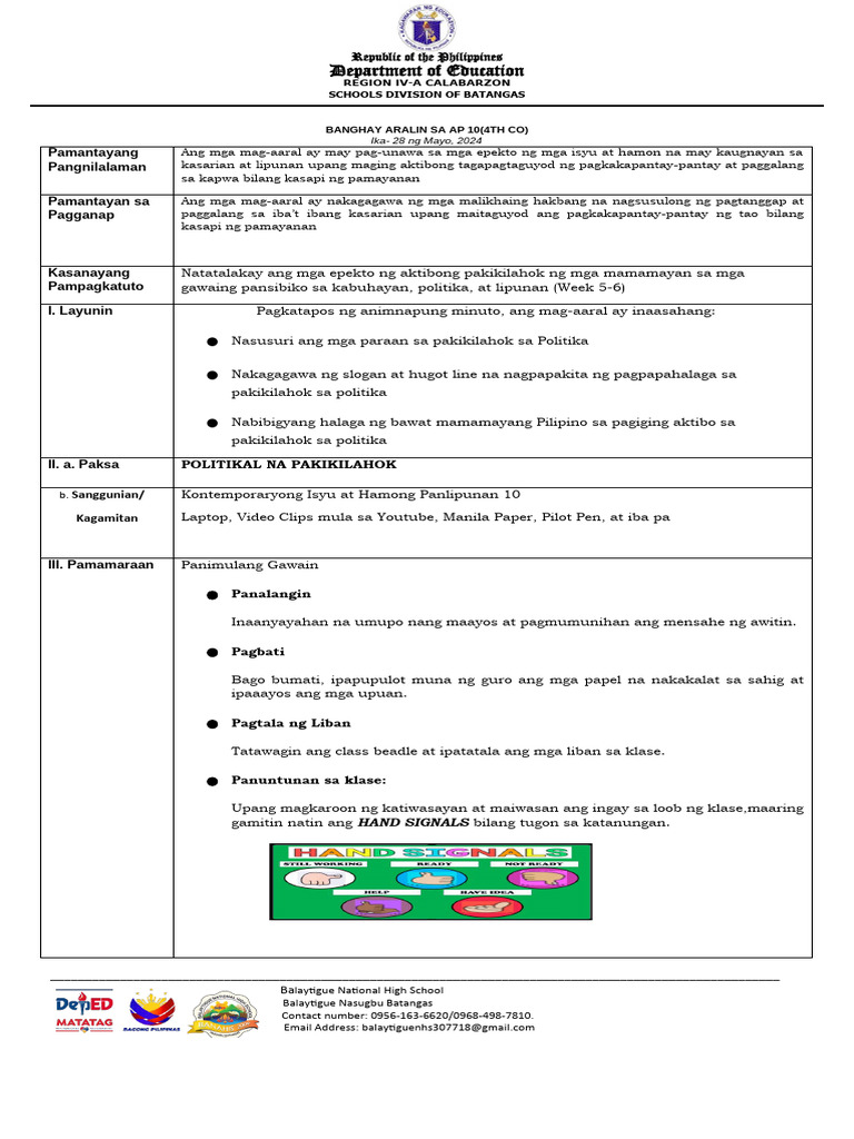 Politikal Na Pakikilahok | PDF