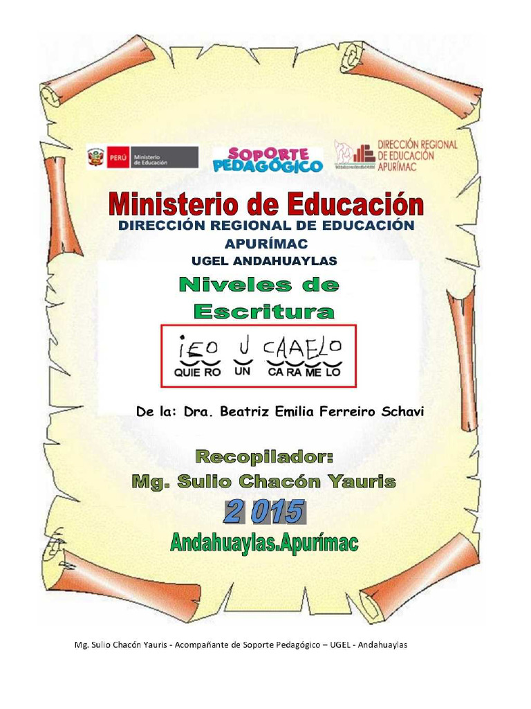 Pdf Niveles De Escritura De Emilia Ferreiro Compress Pdf