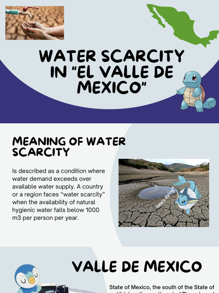 Water Scarcity in El Valle de Mexico | PDF