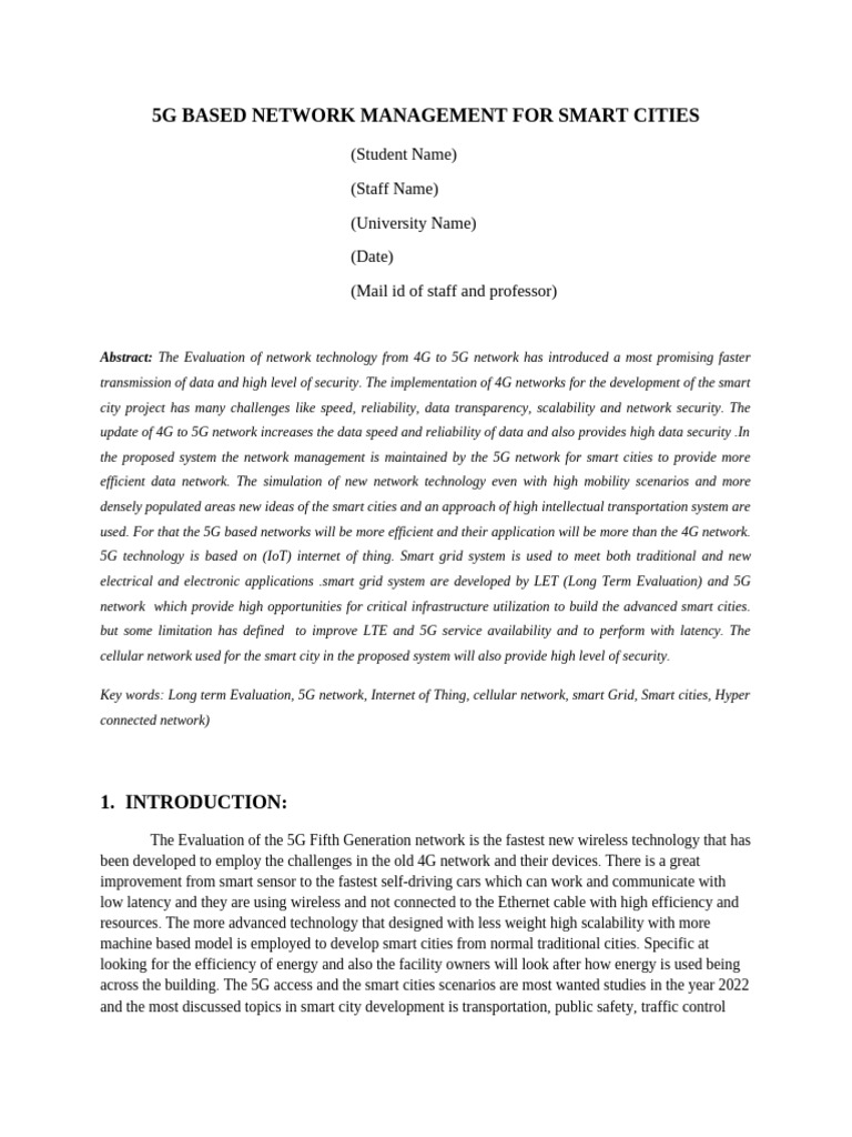 5G Smartcities | PDF 5G Smartcities | PDF