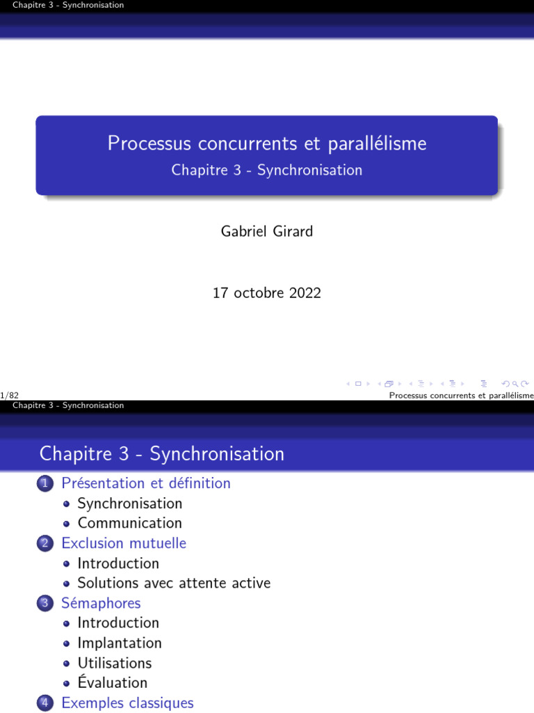 3-synchronisation | PDF