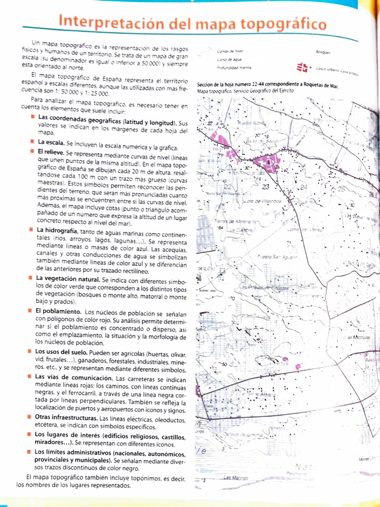 Interpretación de Mapa Topográfico | PDF