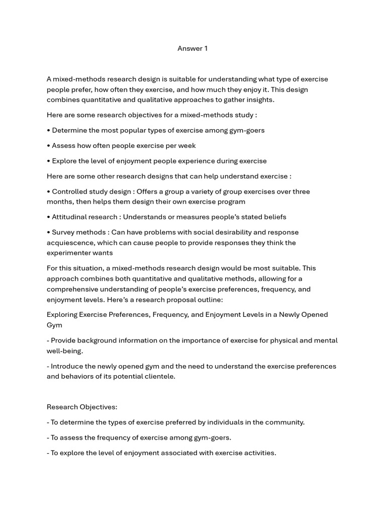 Research Methodology Assignment | PDF