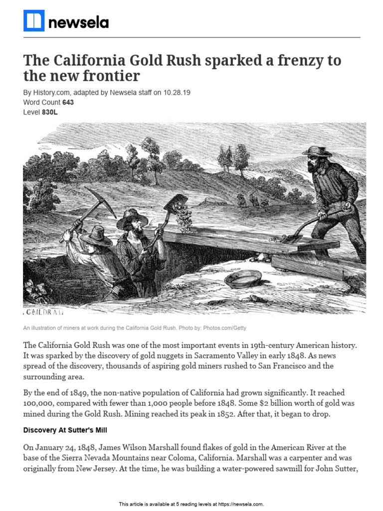 CA Gold Rush | PDF