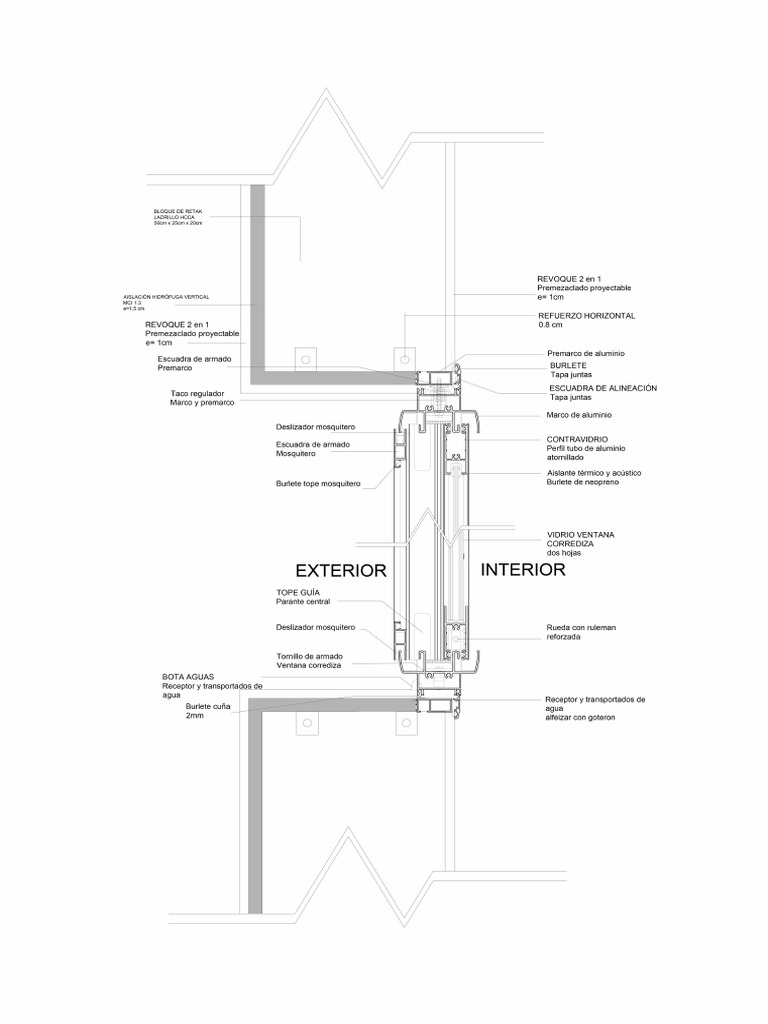 DCV Aluminio Ventana Vertical | PDF