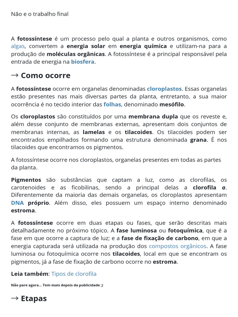Como Ocorre: Algas | PDF