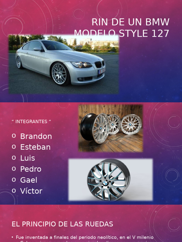 Rin de Un BMW Modelo Style 127 | PDF