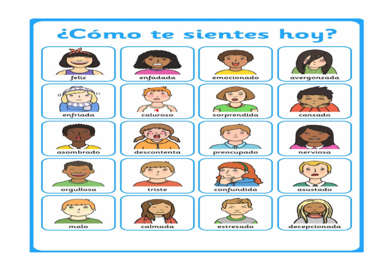 Poster Còmo Te Sientes Hoy | PDF