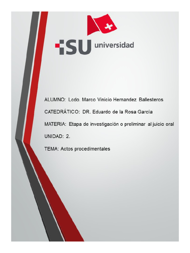 Actos Procedimentales | PDF