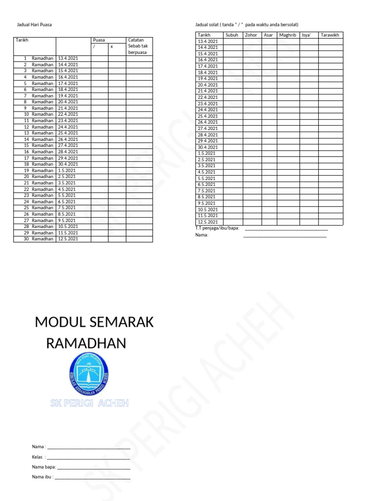 Modul Ramadhan | PDF