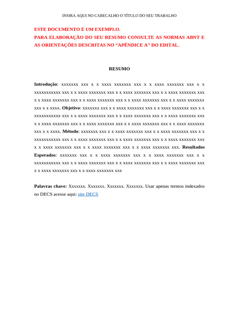 PROBIC-2021-MODELO-PROJETO | PDF