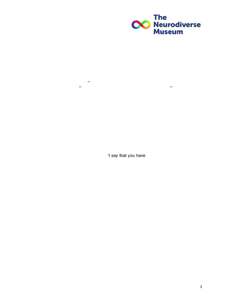 What-is-neurodiversity-and-neurodivergence | PDF