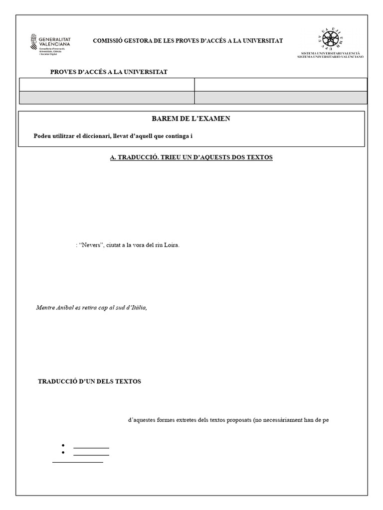 Examen LAT Juny 22 | PDF