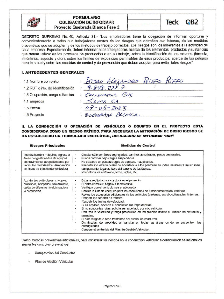 09848271-7 Compromiso, Odi | PDF