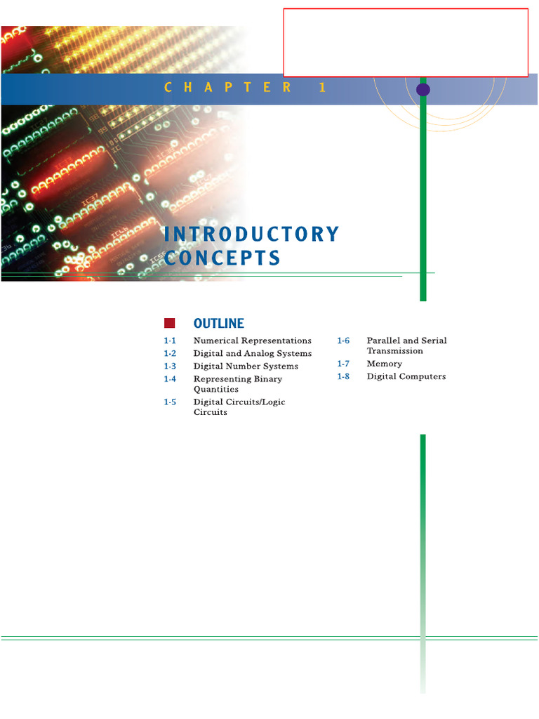 Chapter 1 Digital Systems Principles and Applications - Tocci Widmer ...