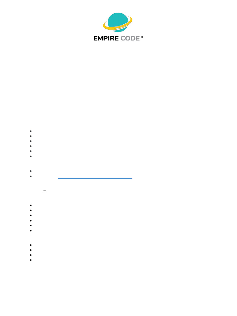 Empire Code - Python With Data Analytics - Framework | PDF