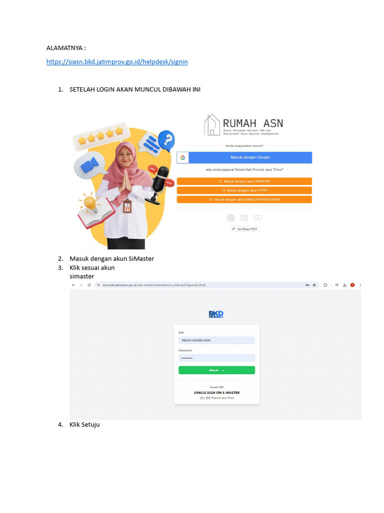 Langkah Langkah Sinkronisasi Ip Asn Di Siasn | PDF