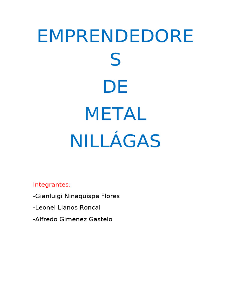 Emprendedores Primera Parte 5 | PDF