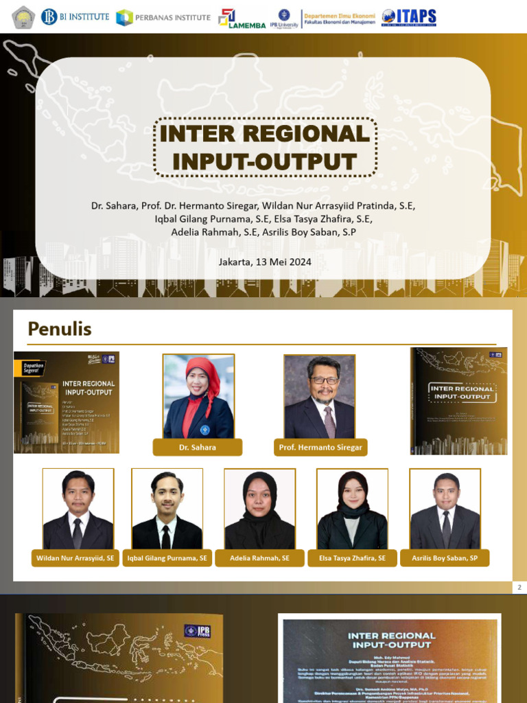 launching-buku-inter-regional-input-output-171626726929 | PDF launching-buku-inter-regional-input-output-171626726929 | PDF