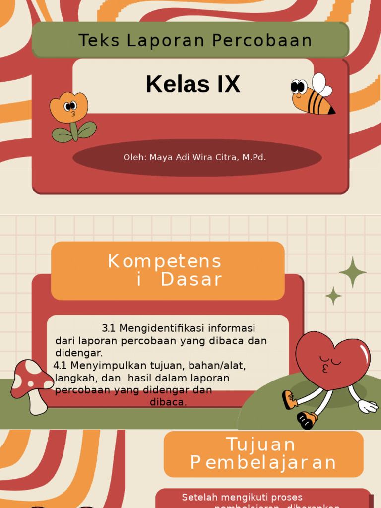 Teks Laporan Percobaan Pdf