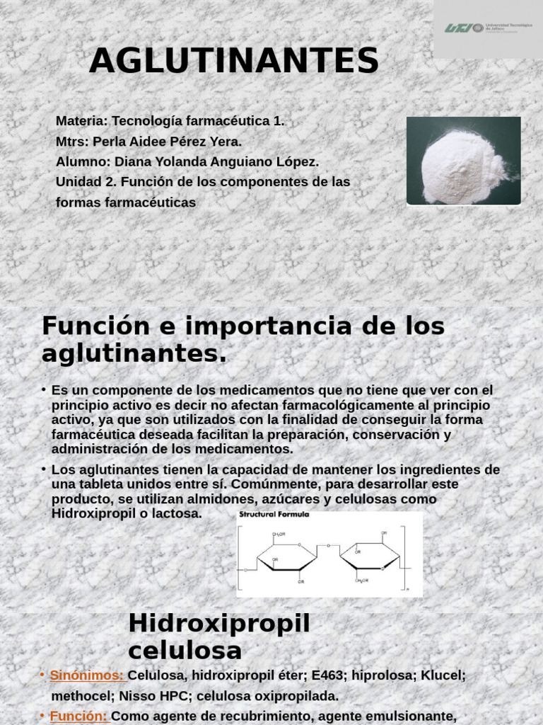 Aglutinantes Dyal TF | PDF