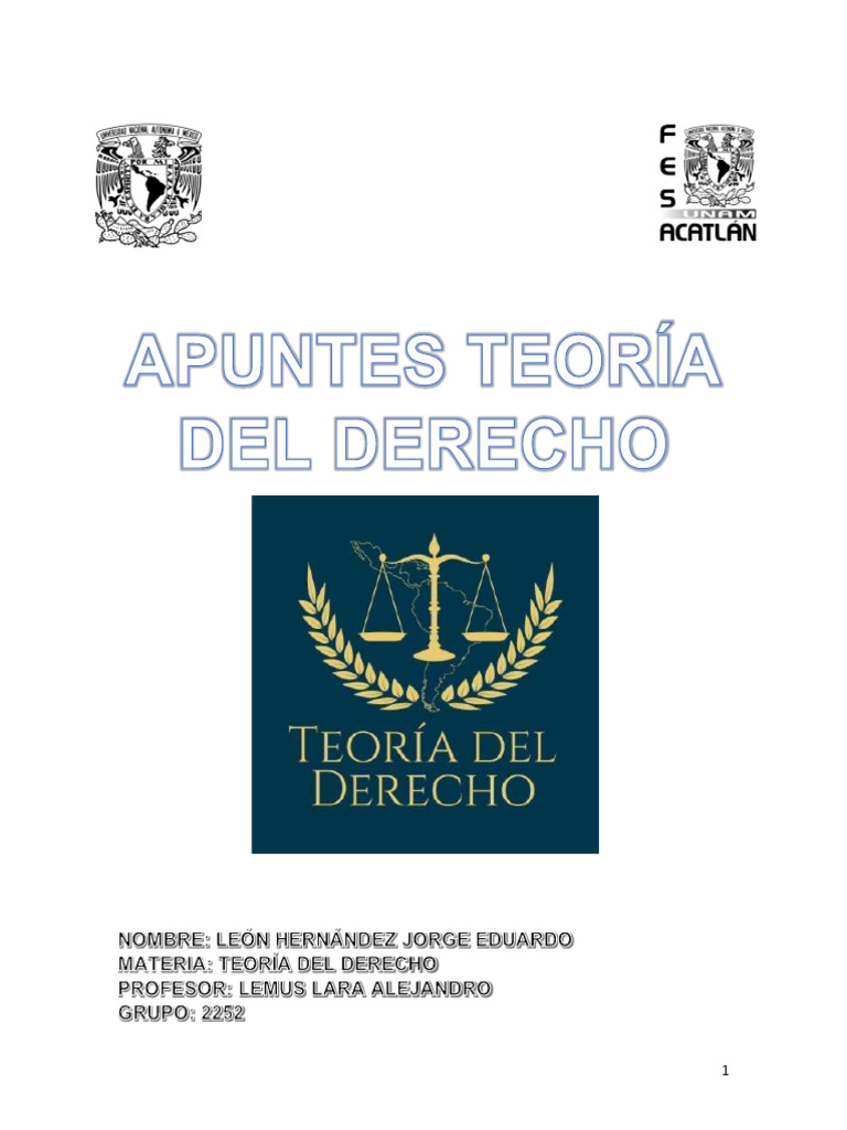 Teoria del Dercho | PDF